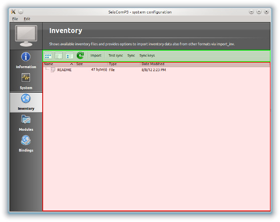 scconfig | SeisComP3 文档